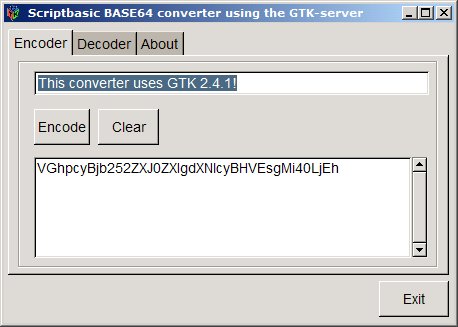 The GTK-server - Interpreted GUI programming