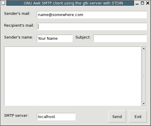 The GTK-server - Interpreted GUI programming